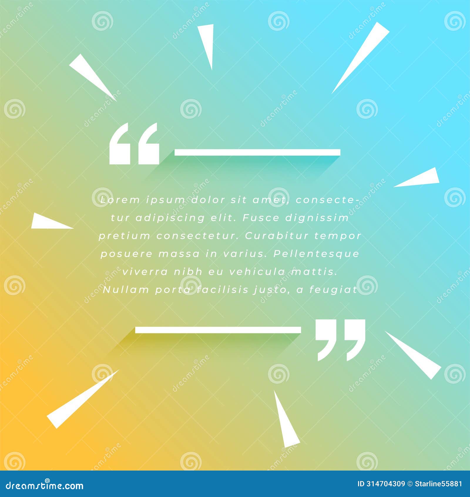 Innovative Citation Background for Web Content or Feedback Stock Vector ...