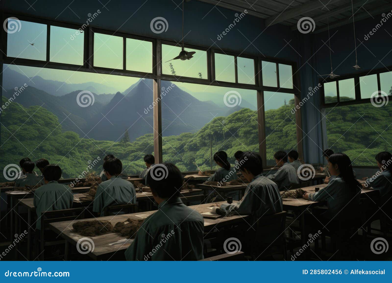 Innovative Nature Facing Classroom with Glass Classroom Walls, Back To ...