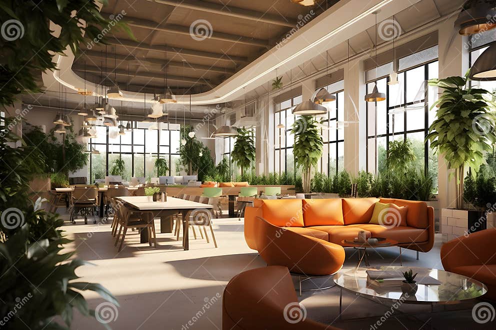 An Innovative Co-working Environment with a Modern Flair Stock ...