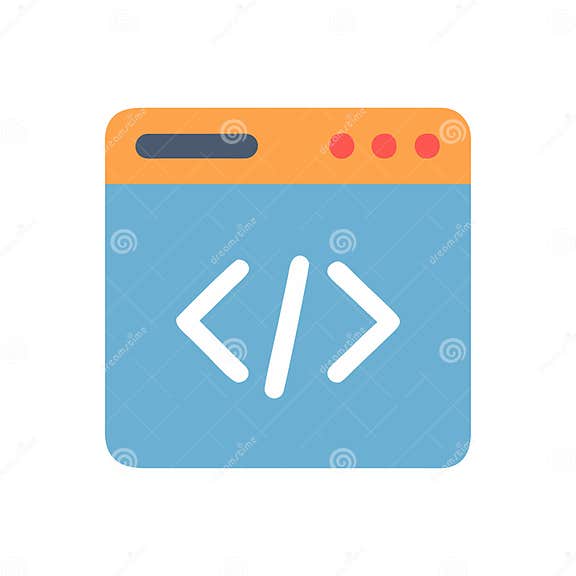 Innovative Code Design Icon Stock Illustration - Illustration of icon ...