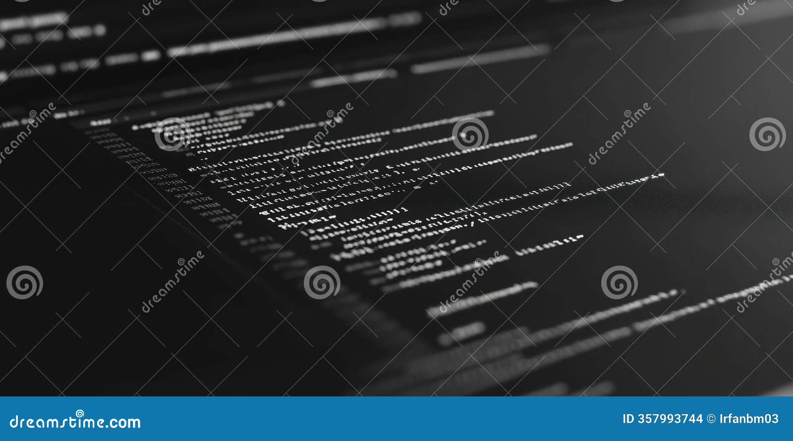 Coding Abstract Background Matrix With Binary Code For Your Bus