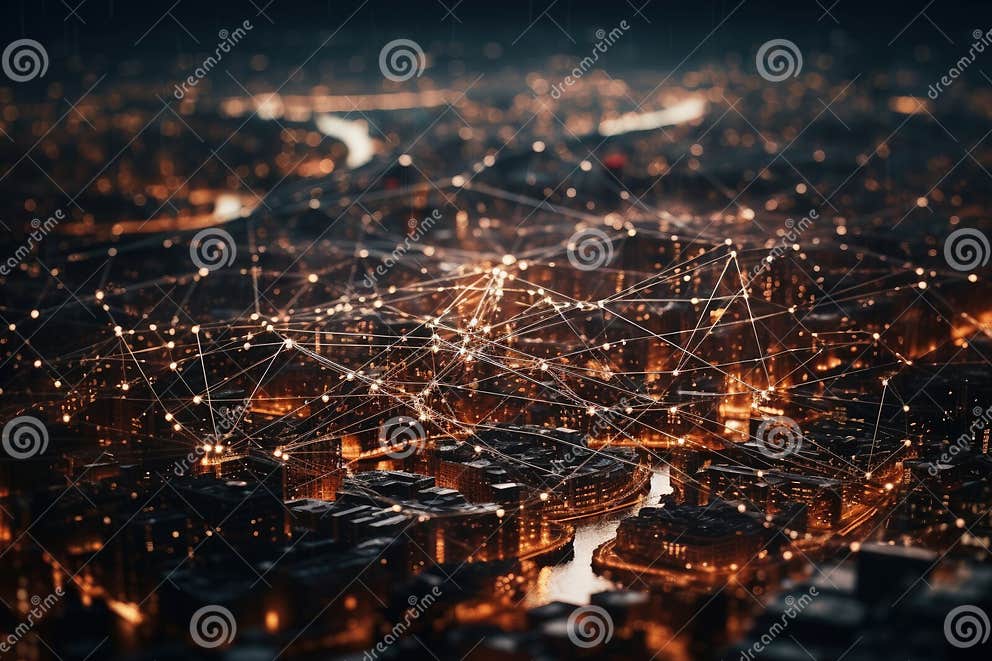 Innovative Communication Tech, Concept of a Globally Connected World ...