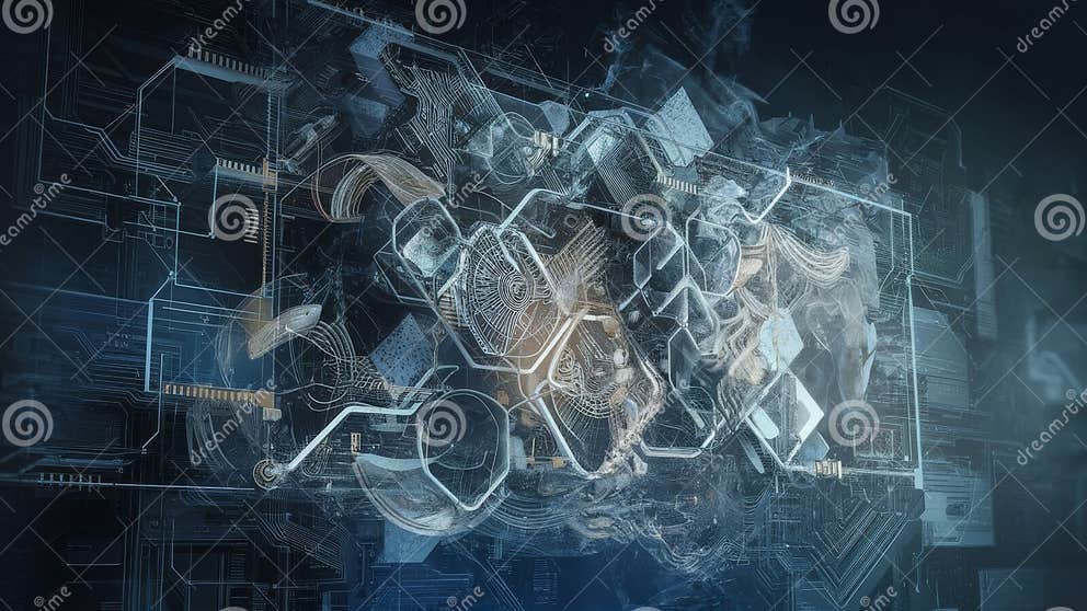 An Innovative Communication Technology Vector Design Featuring ...