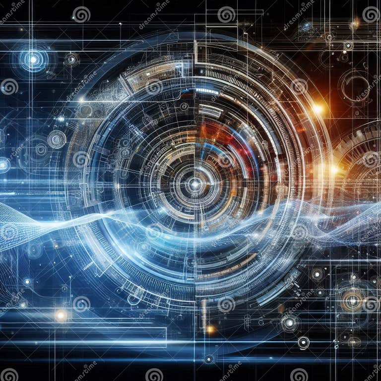 An Innovative Communication Technology Vector Design Featuring ...