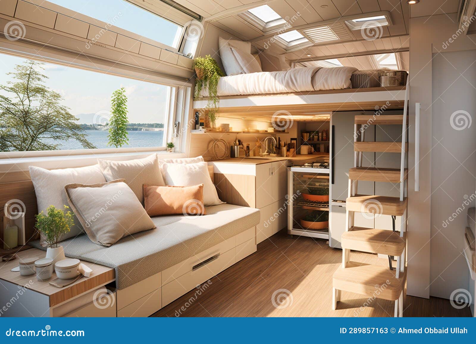 Innovative Compact Living Space Design. Generative by Ai Stock ...