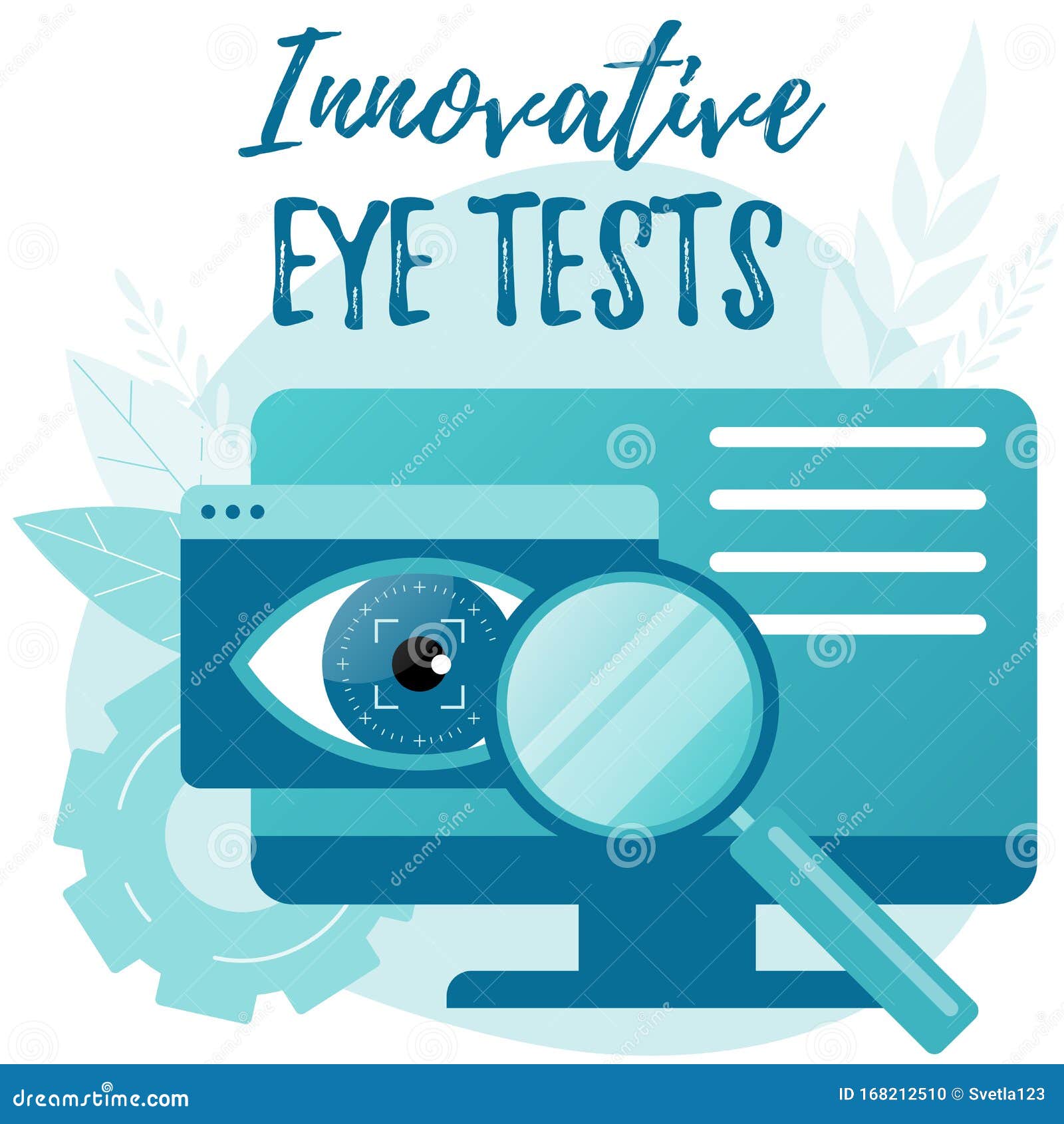 Innovative Computer Eye Tests and Vision Exam. Optometry, Ophthalmology ...