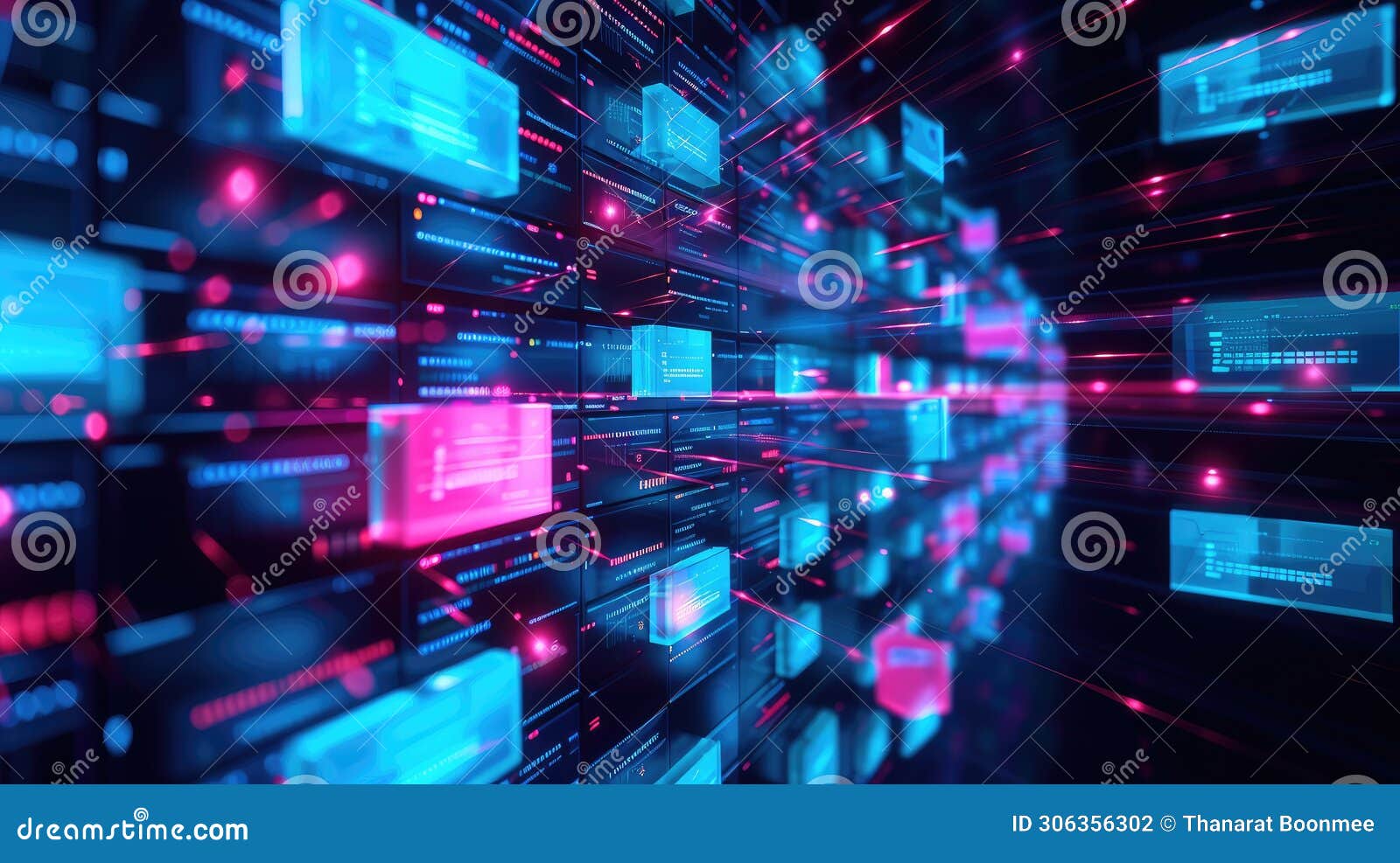 Innovative Concept Encompassing Personal Data Management, Ai Generated ...