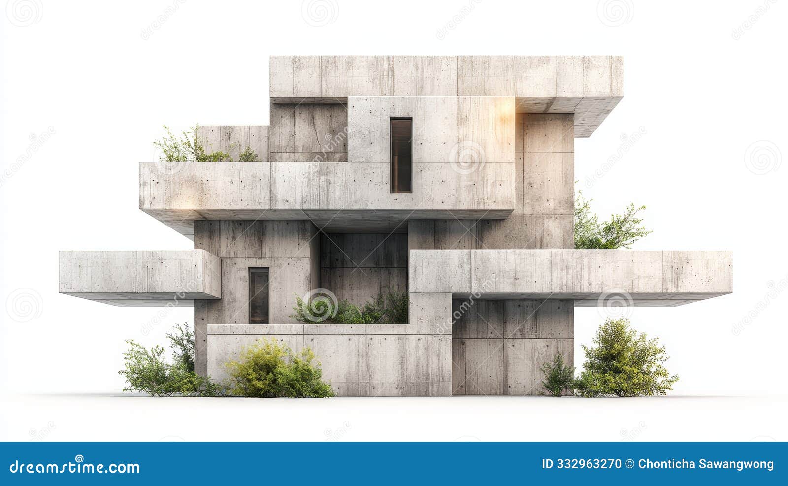 Innovative Concrete Structure Blending Modern Architecture with Nature ...