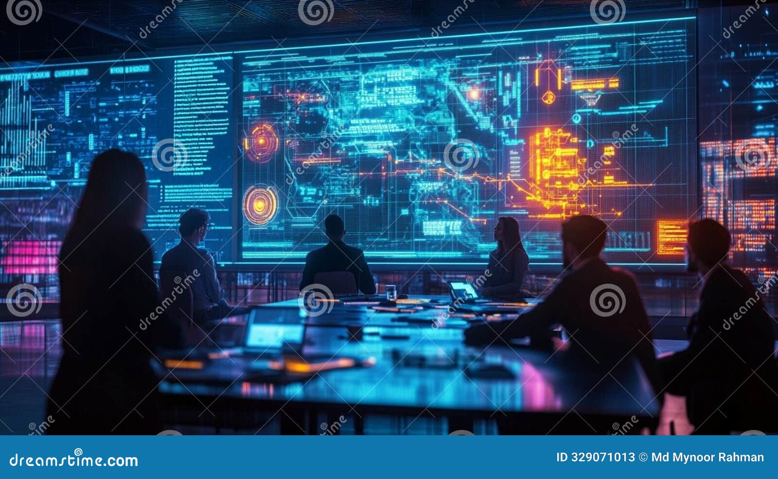 Innovative Conference Room Design Featuring Modern Long Tables And ...