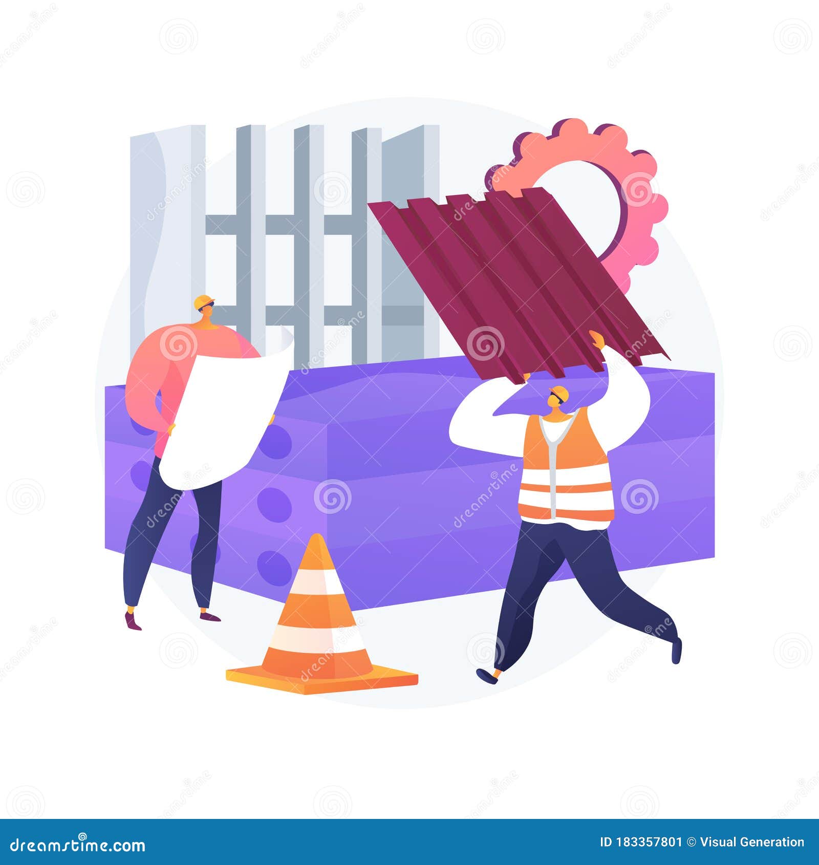 Innovative Construction Materials Abstract Concept Vector Illustration. Stock Vector ...