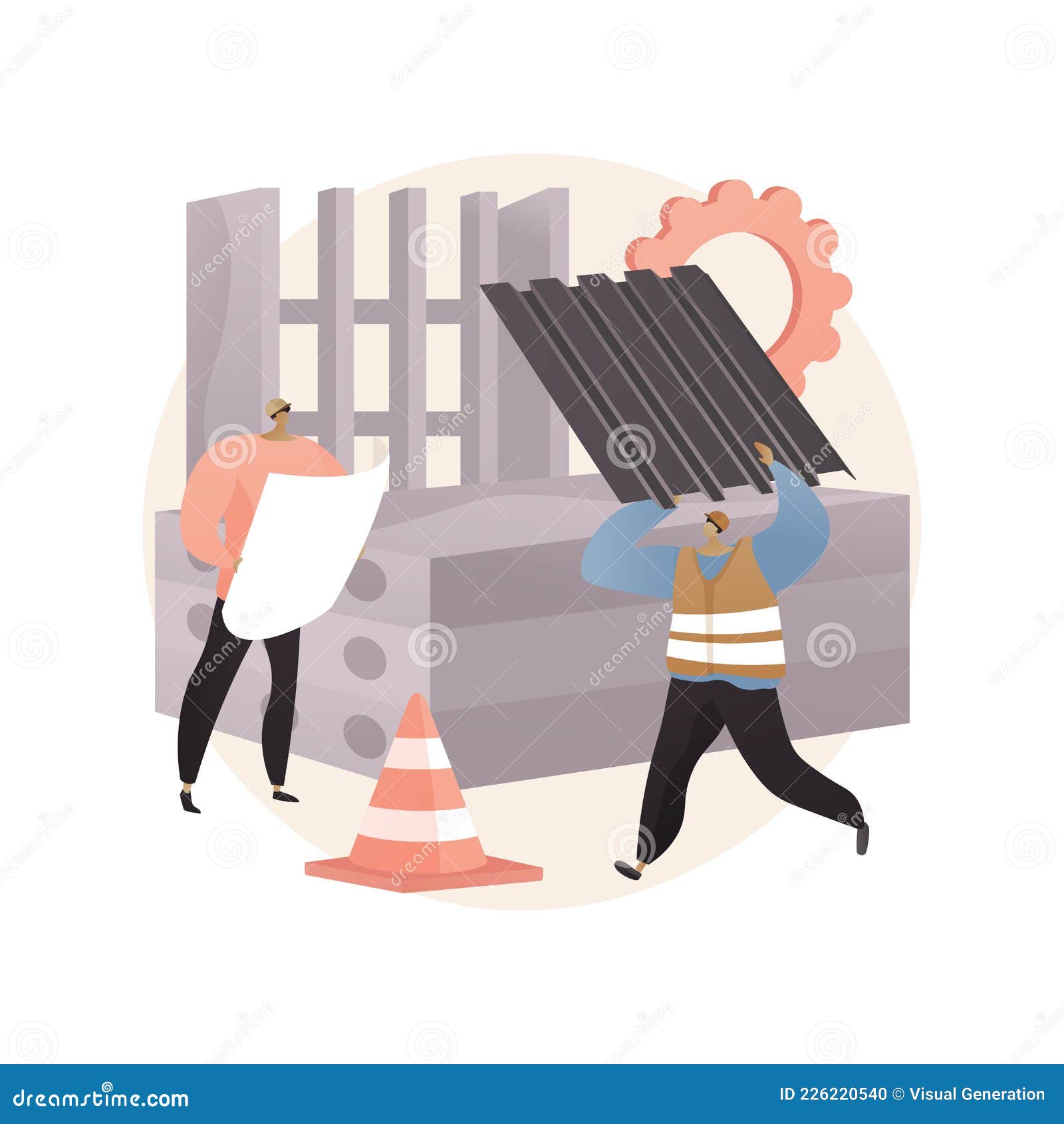 Innovative Construction Materials Abstract Concept Vector Illustration. Stock Vector ...