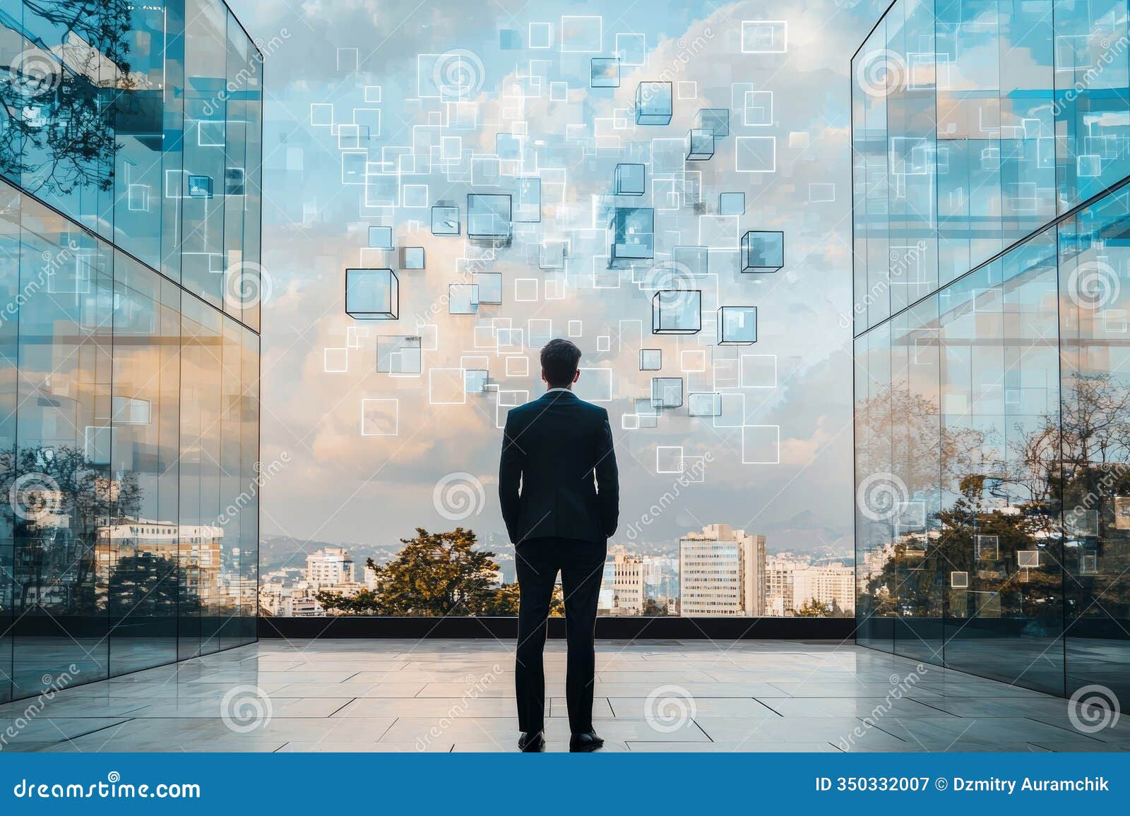 Innovative Corporate Vision, Modern Architectural Design, Future ...