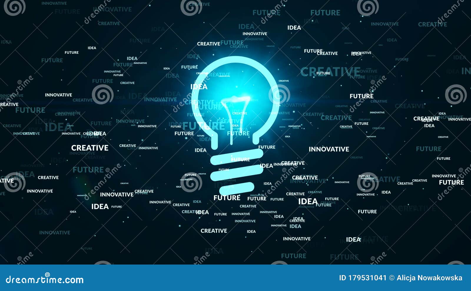 Innovative Creative Future Idea Illustration Stock Illustration ...