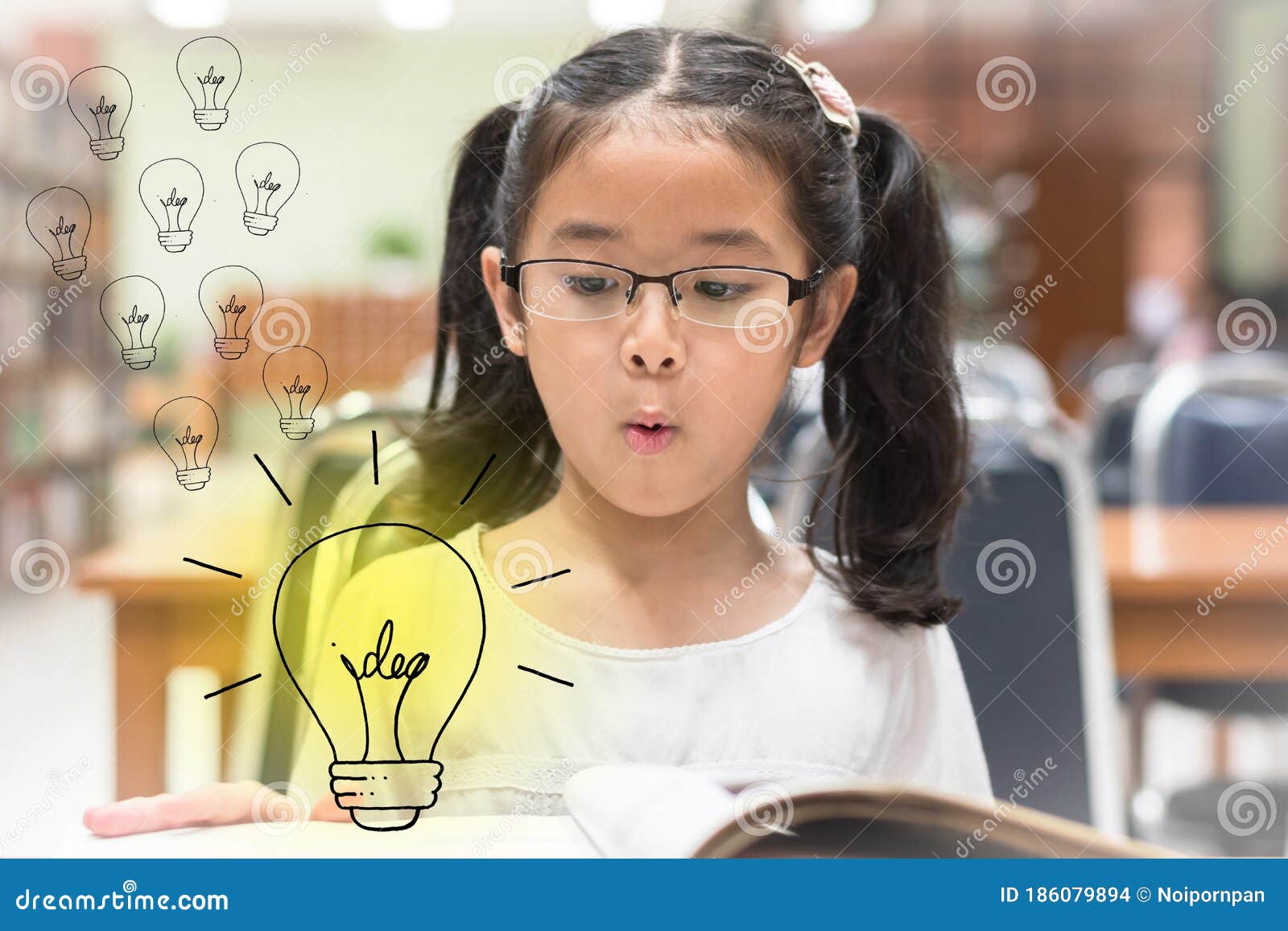 Innovative Creative Idea for Copyrights Law Concept with Kid Surprised ...