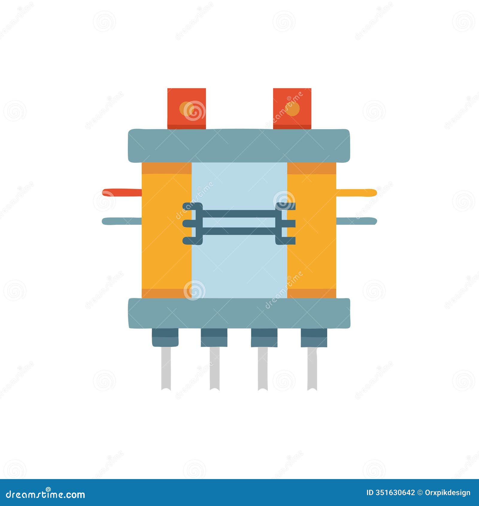 Innovative Current Transformer Design Icon Stock Vector - Illustration ...