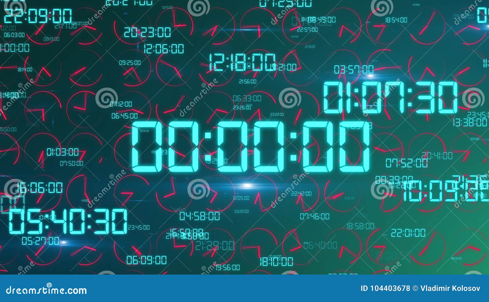 Advanced Timer Screen Illustration Stock Illustration - Illustration of ...