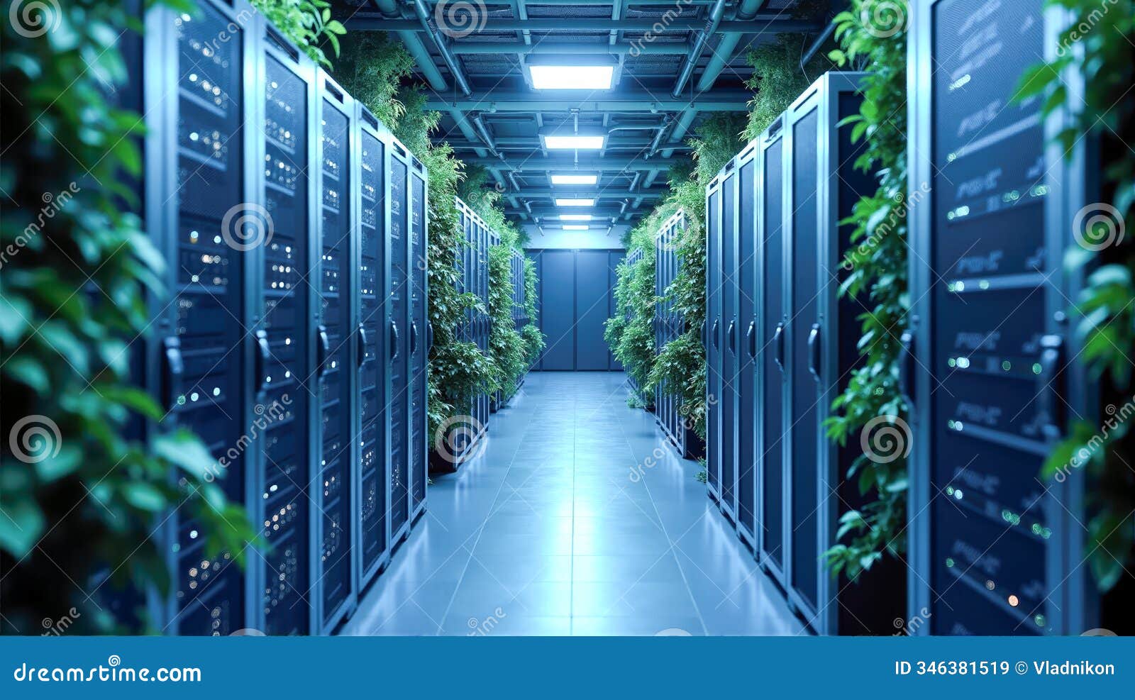 Innovative Data Center Design Featuring Integrated Greenery for ...