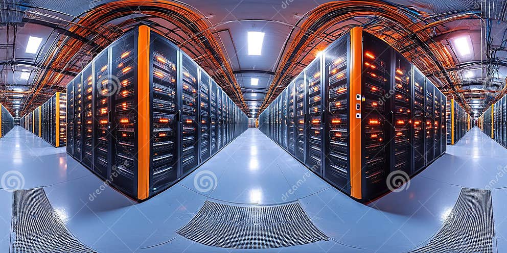 Innovative Data Center Showcasing Advanced Technology and Efficient ...