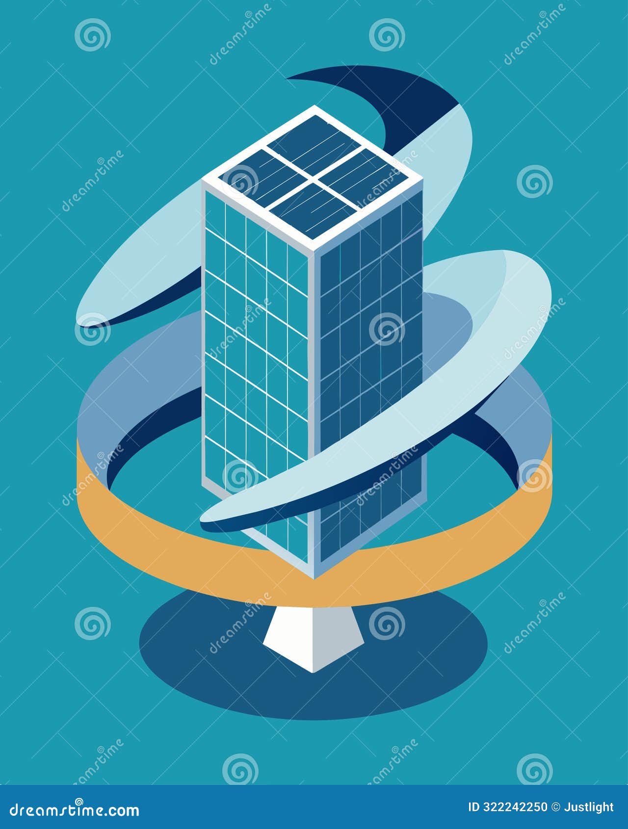 An Innovative Design Featuring Flexible Solar Panels Enveloping the ...