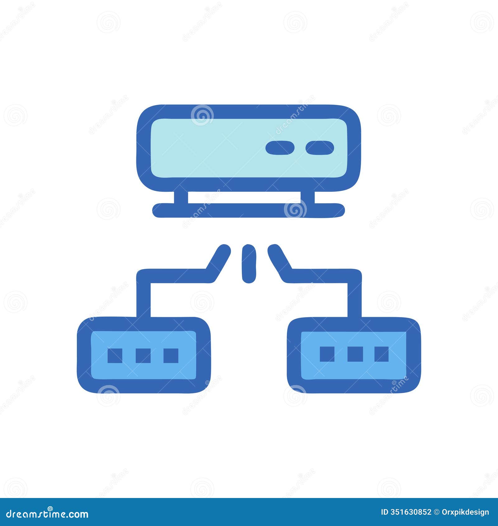 Innovative DHCP Design Icon Stock Illustration - Illustration of vector ...