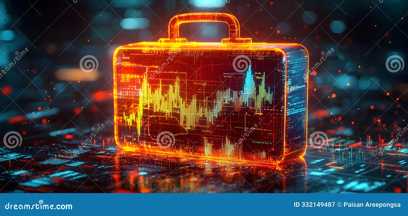 Digital Map Visualizing Earthquake Epicenter With Seismic Waves Royalty ...
