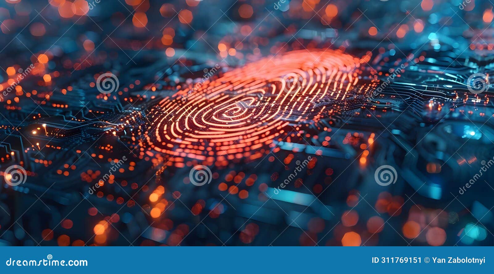 Fingerprint Background Stock Image | CartoonDealer.com #11305237