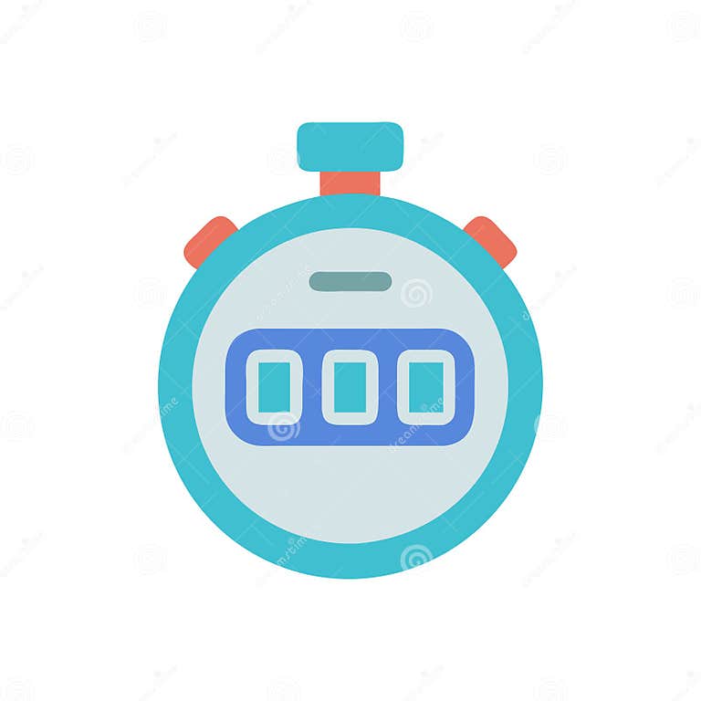 Innovative Digital HIIT Timer Icon Stock Illustration - Illustration of ...
