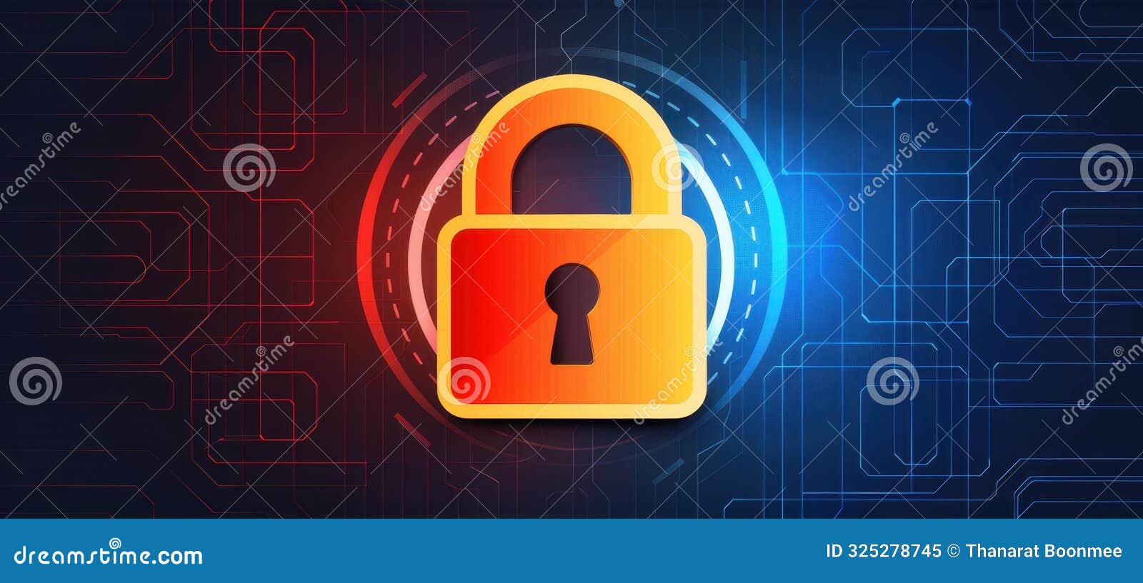 Innovative Digital Security Backdrop with Protection Mechanisms and ...