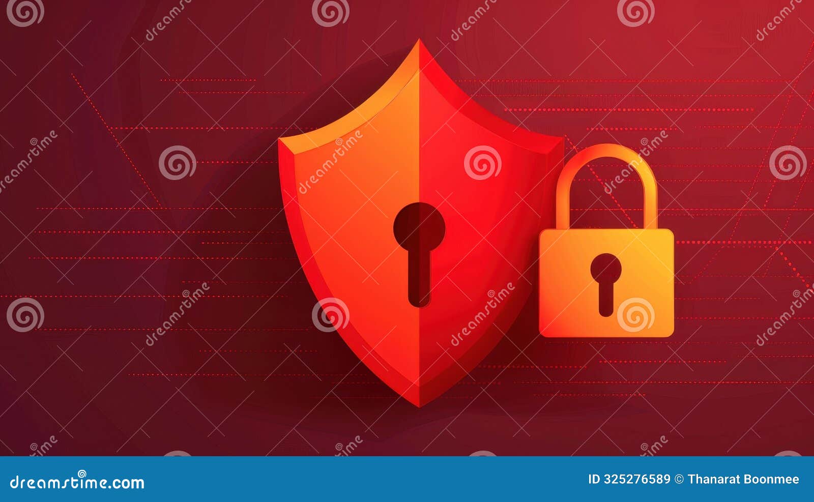 Innovative Digital Security Backdrop with Protection Mechanisms and ...