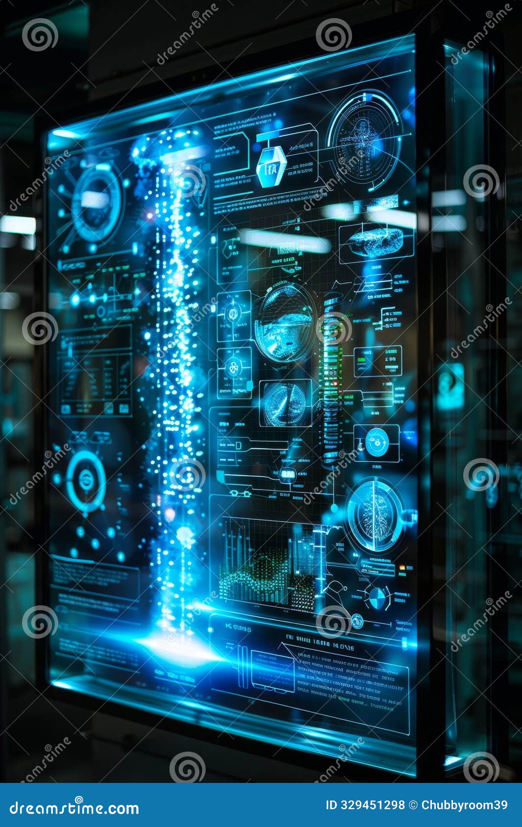 Innovative Display Showing Energy Flow and Diagrams for Clean Energy ...
