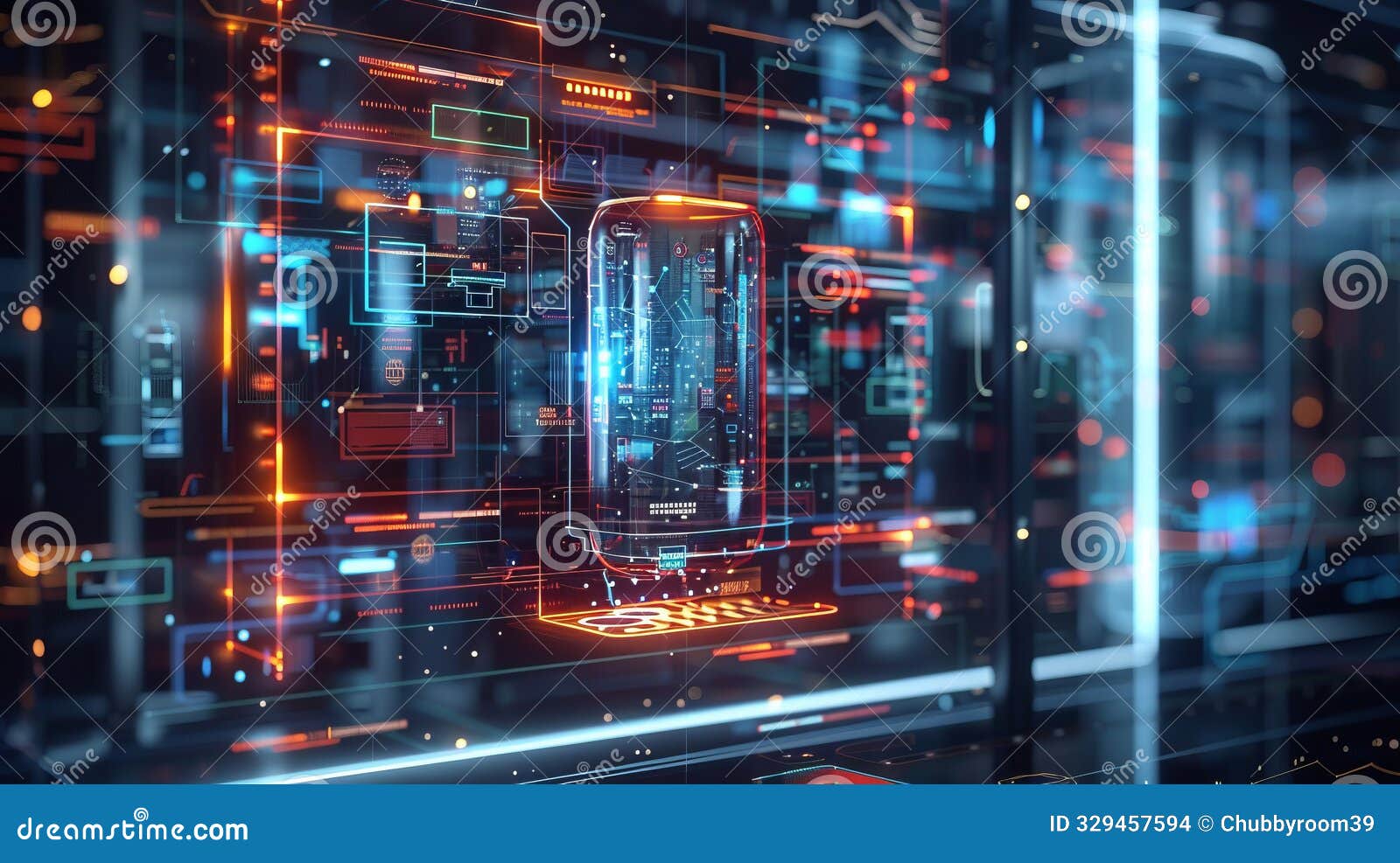 Innovative Display Showing Energy Flow And Diagrams For Clean Energy ...