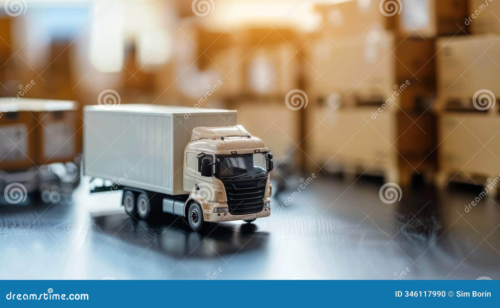 Innovative Distribution Concept Optimizing Logistics Stock Illustration ...