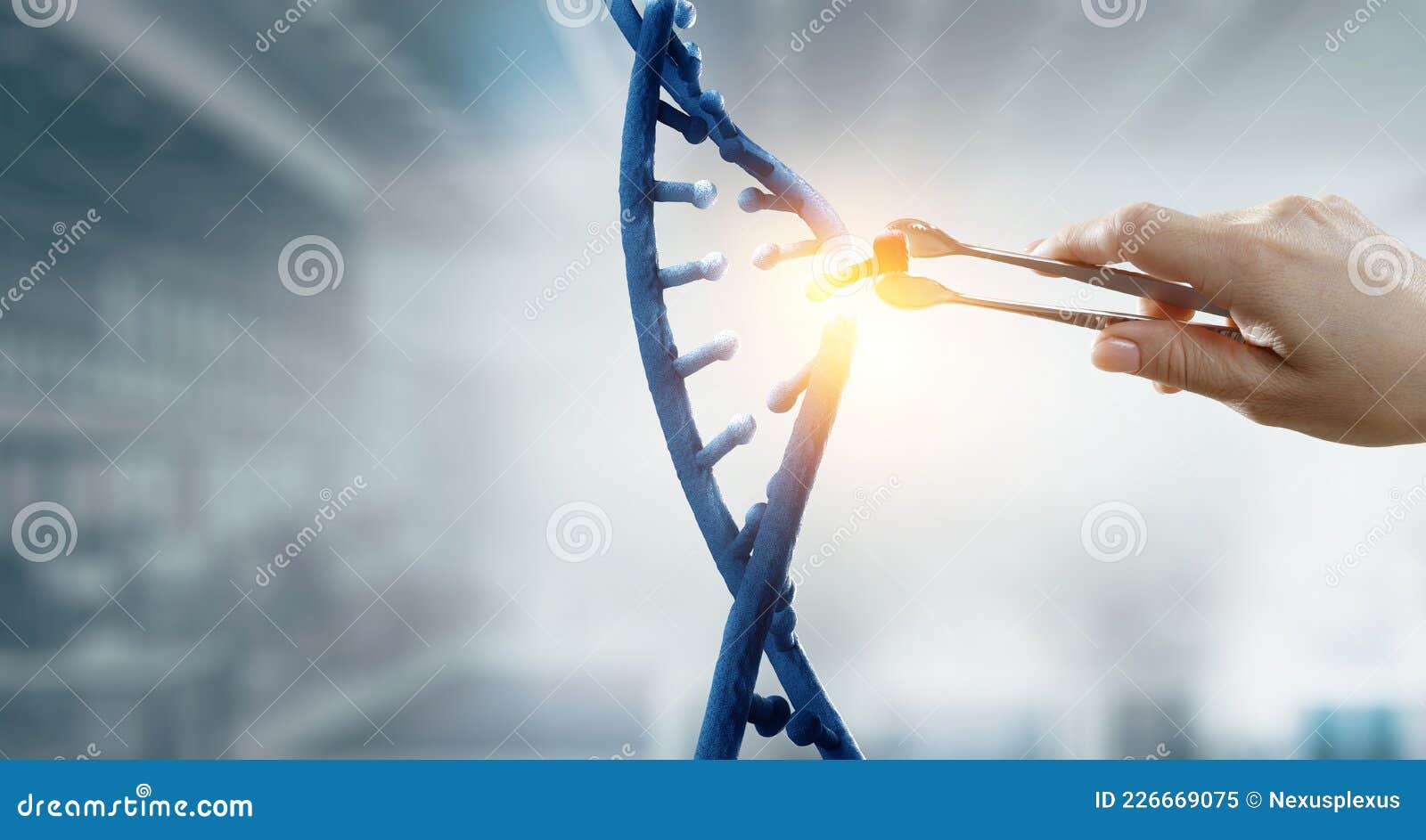 Innovative DNA Technologies in Science and Medicine Stock Image - Image ...