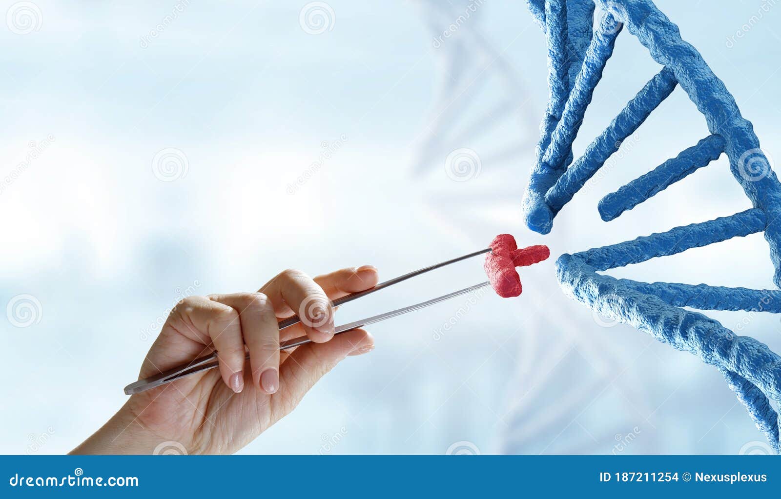 Innovative DNA Technologies in Science and Medicine Stock Photo - Image ...