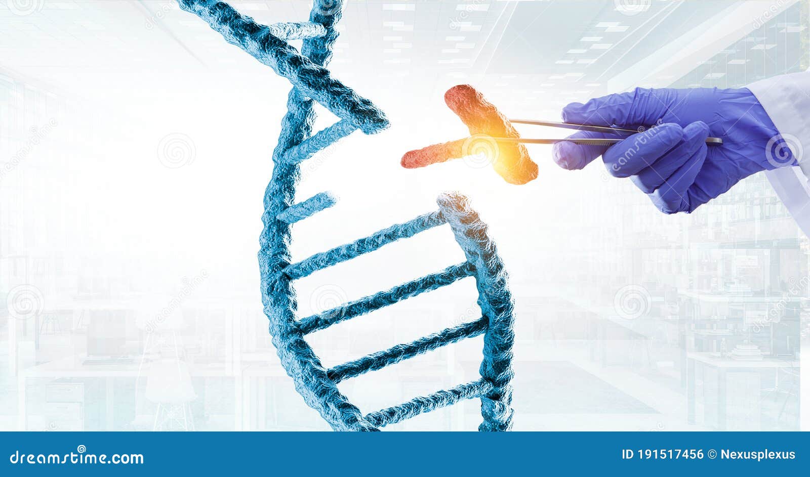Innovative DNA Technologies in Science and Medicine Stock Photo - Image ...