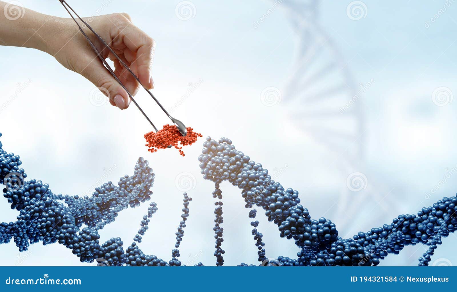 Innovative DNA Technologies in Science and Medicine Stock Photo - Image ...