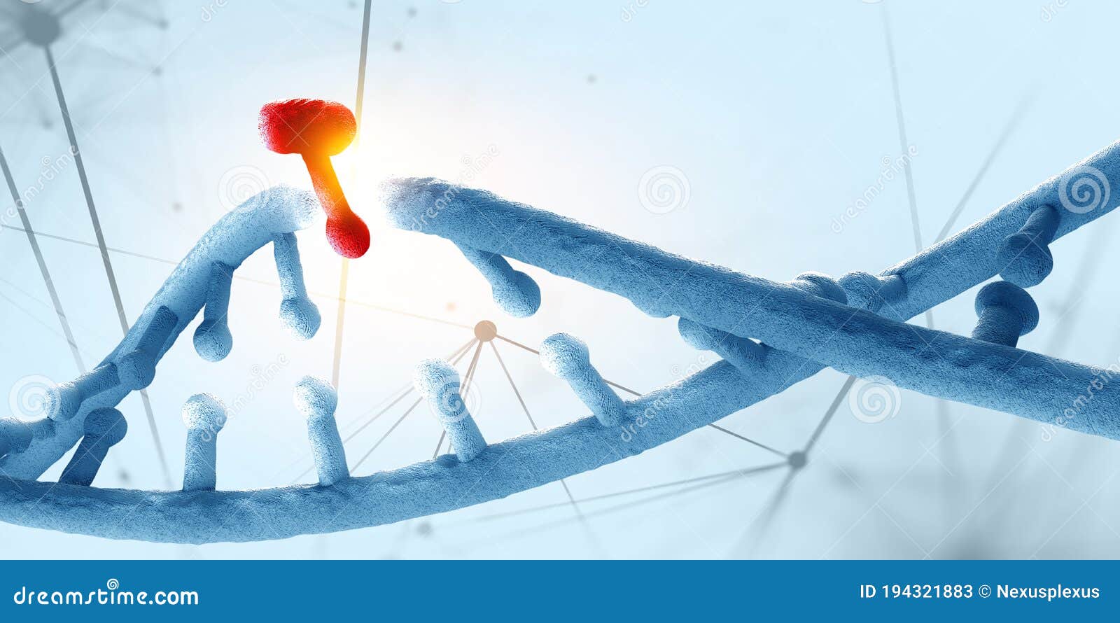 Innovative DNA Technologies in Science and Medicine Stock Image - Image ...