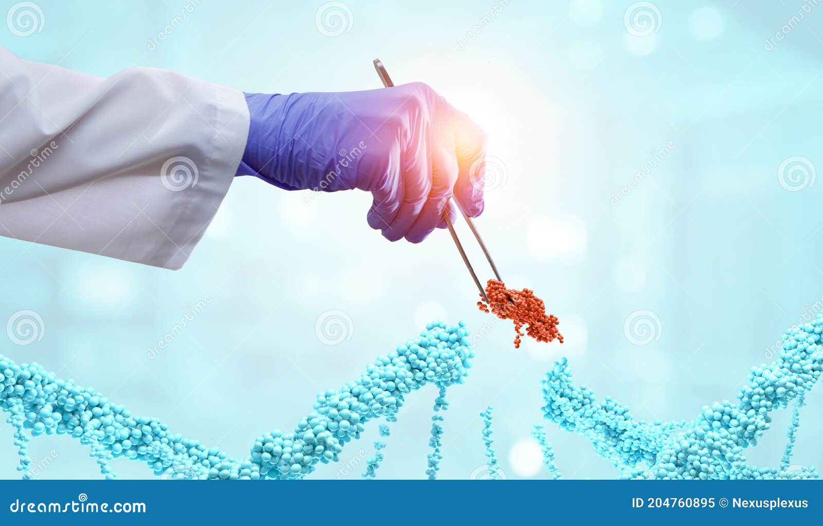 Innovative DNA Technologies in Science and Medicine Stock Image - Image ...