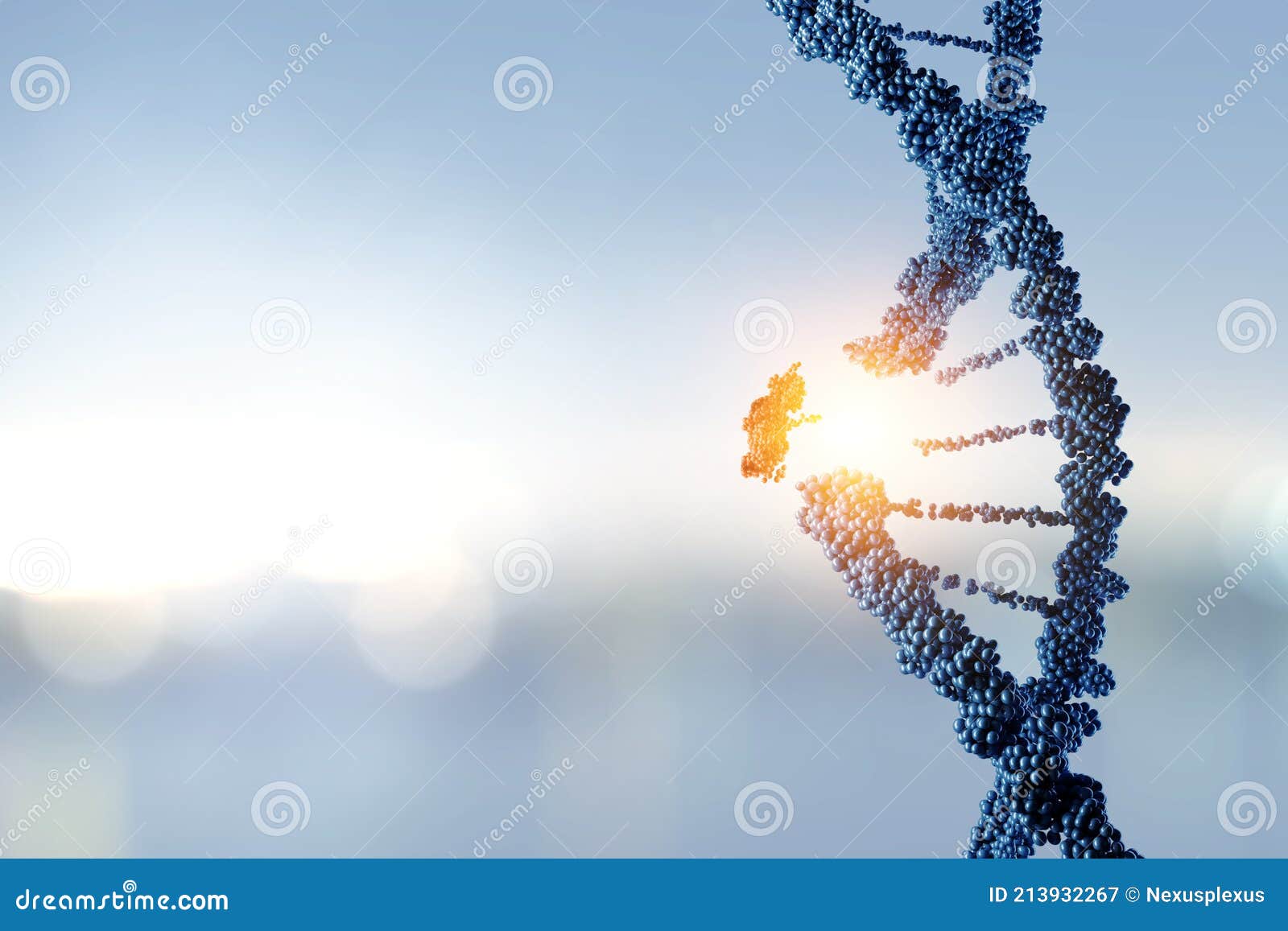 Innovative DNA Technologies in Science and Medicine Stock Image - Image ...