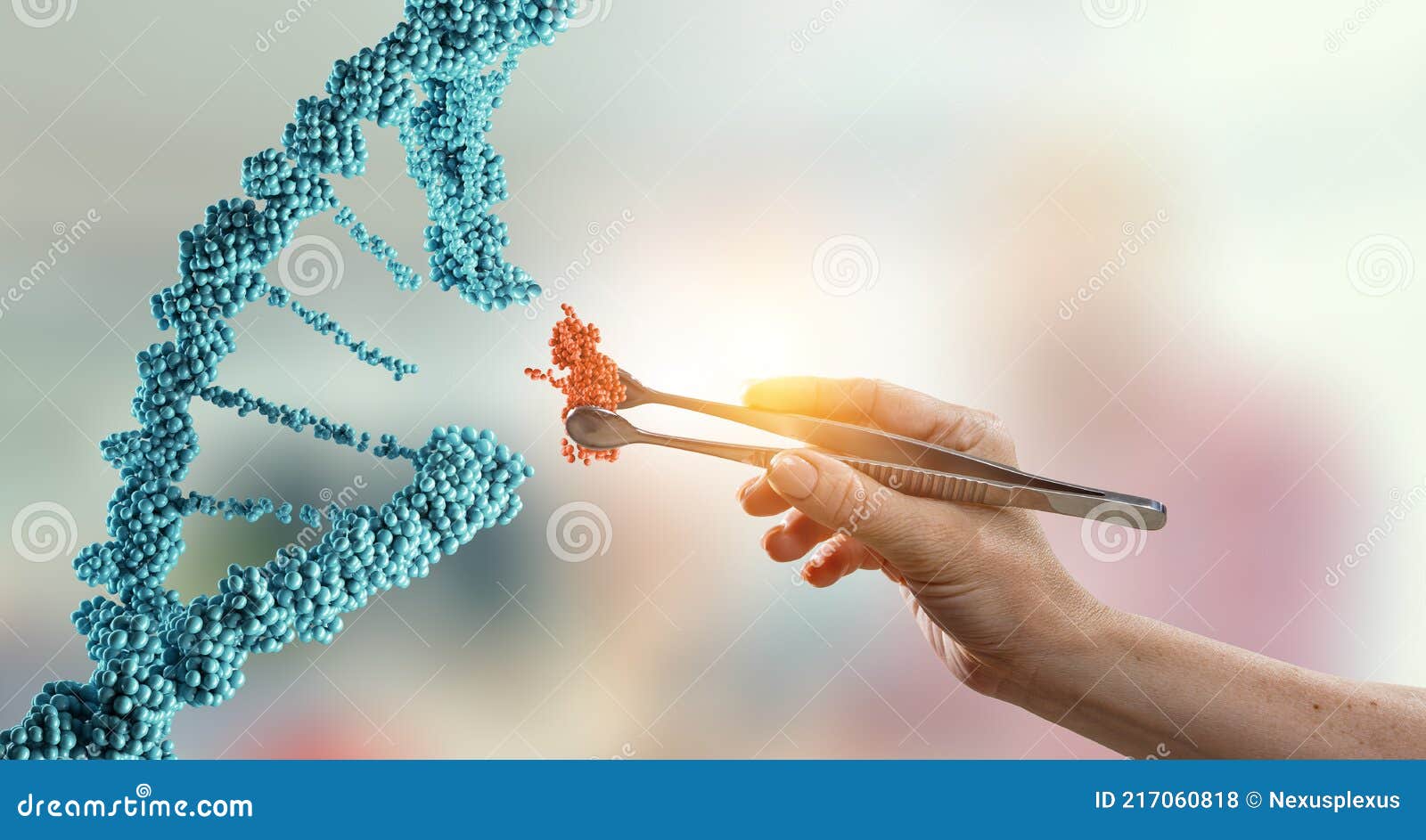 Innovative DNA Technologies in Science and Medicine Stock Photo - Image ...