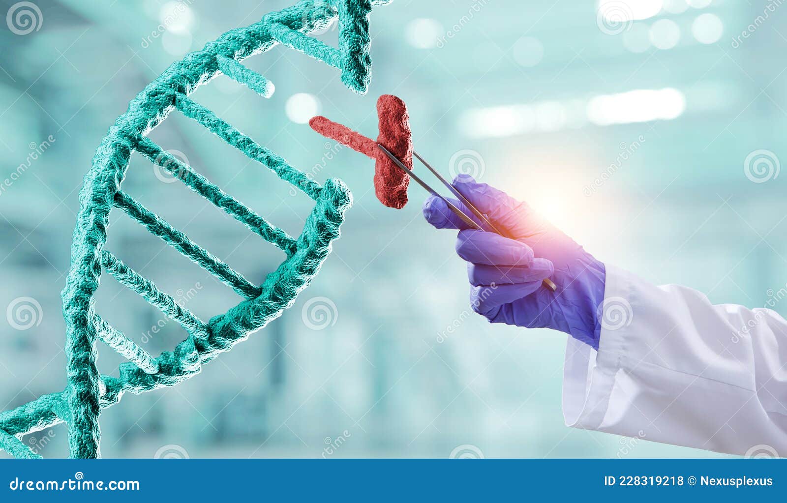 Innovative DNA Technologies in Science and Medicine Stock Photo - Image ...