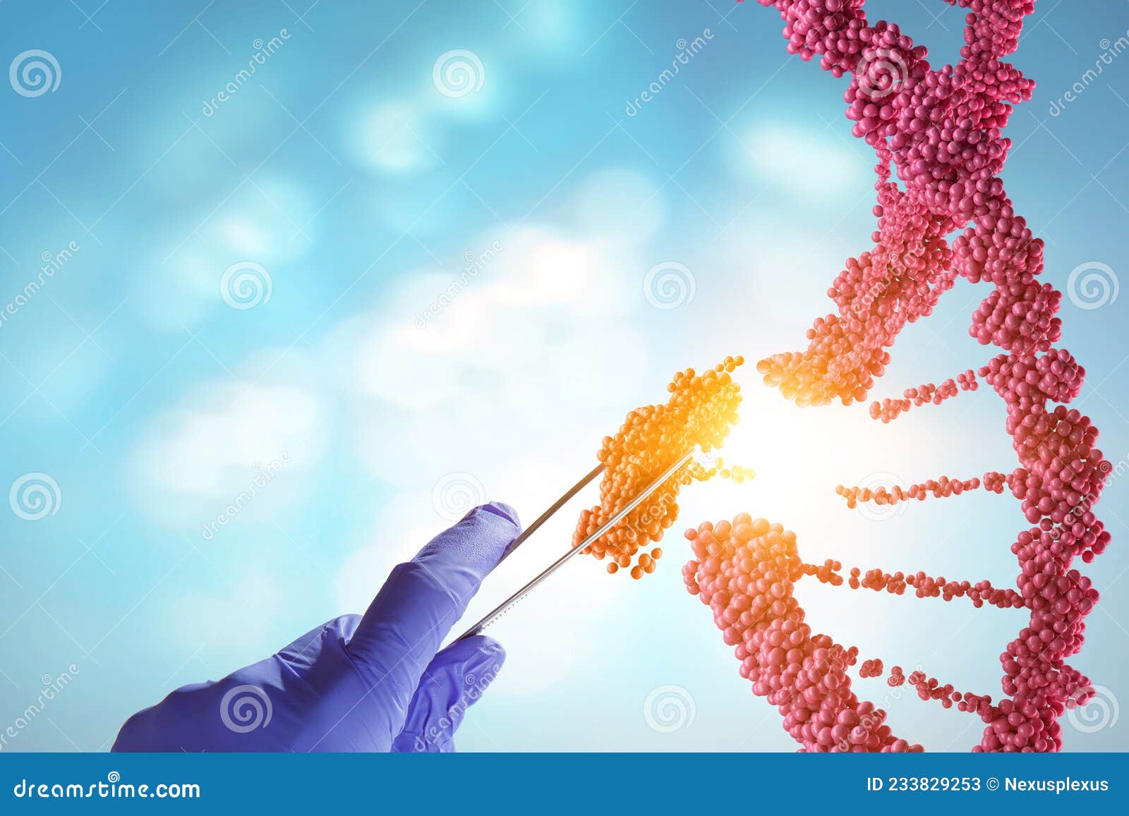 Innovative DNA Technologies in Science and Medicine Stock Image - Image ...