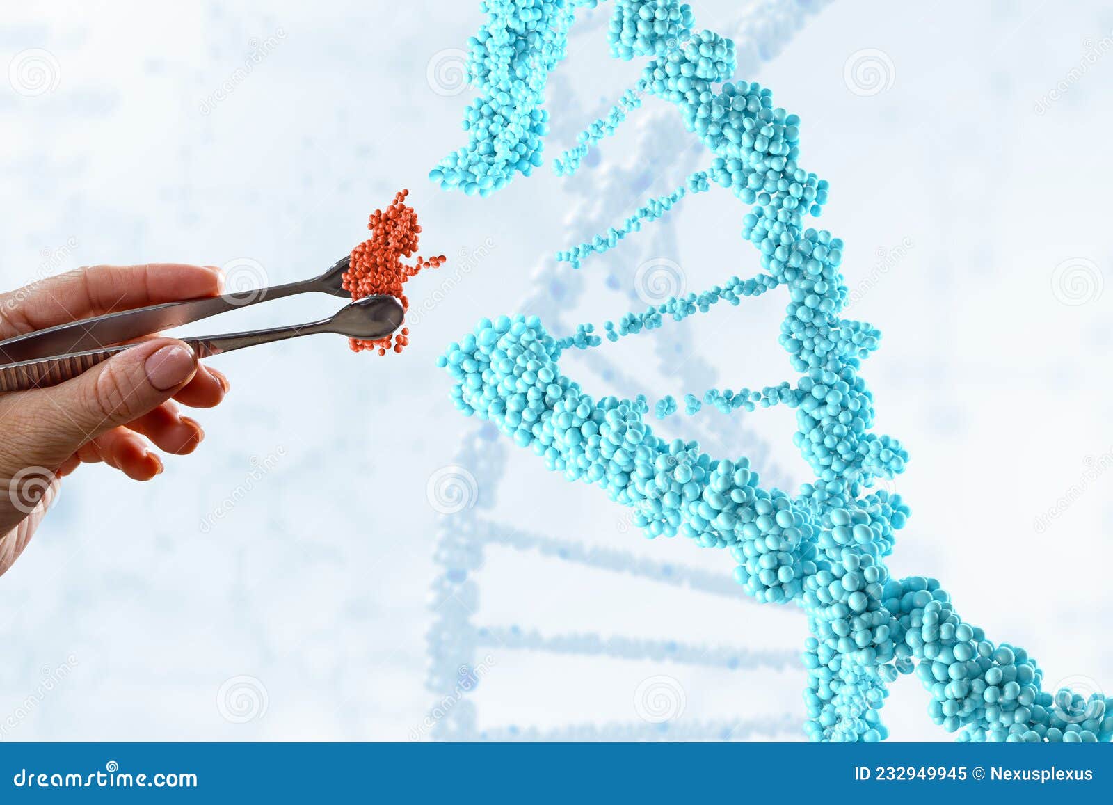 Innovative DNA Technologies in Science and Medicine Stock Image - Image ...