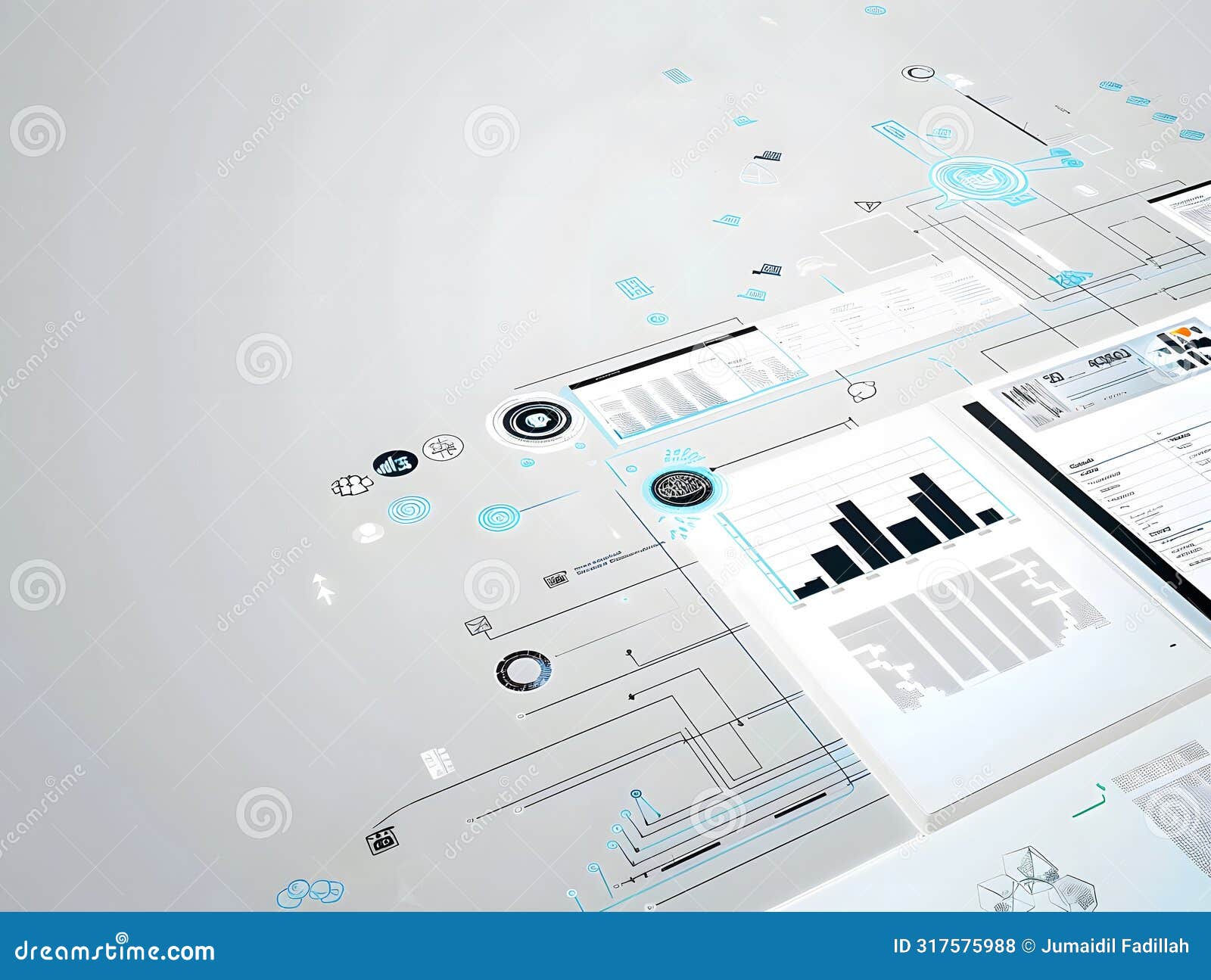Innovative Electronic-Based Government System Interface on Clean White ...