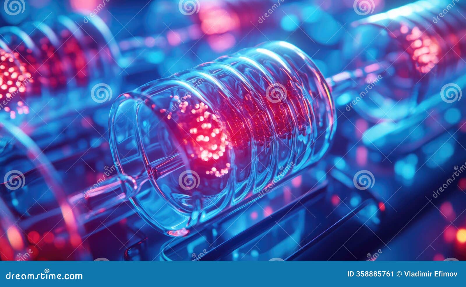 Innovative Electronic Circuit Stock Illustration - Illustration of high ...