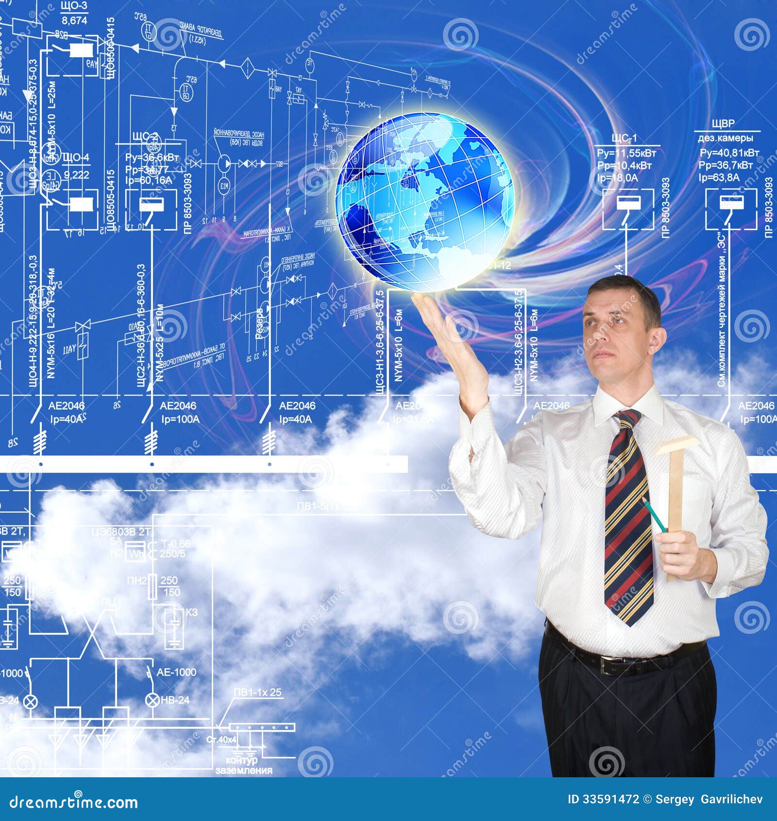 Innovative Engineering Designing Stock Photo - Image of design ...