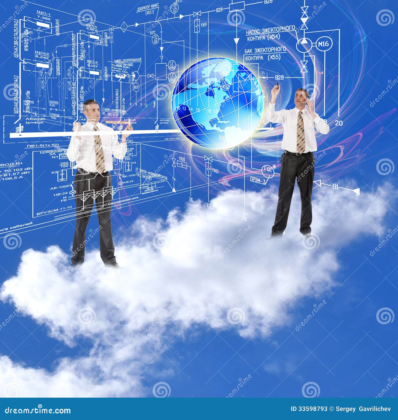 Innovative Engineering Designing Stock Image - Image of blueprint ...