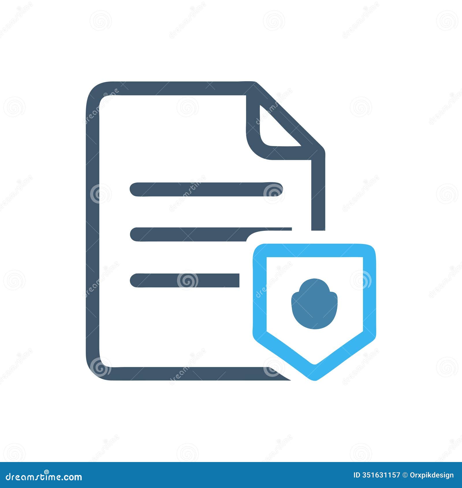 Innovative File Integrity Design Icon Stock Illustration - Illustration ...