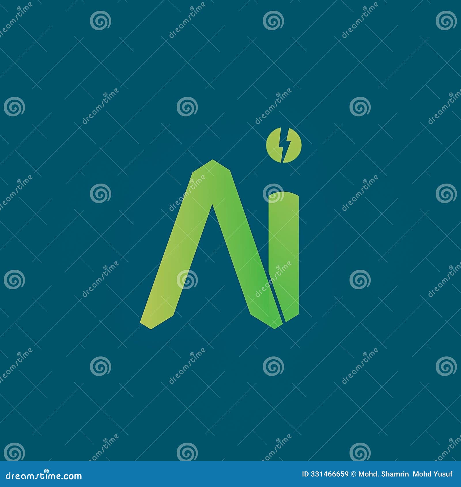 Innovative and Flexible & X28;AI& X29; Logo Design, Ideal for a Strong ...