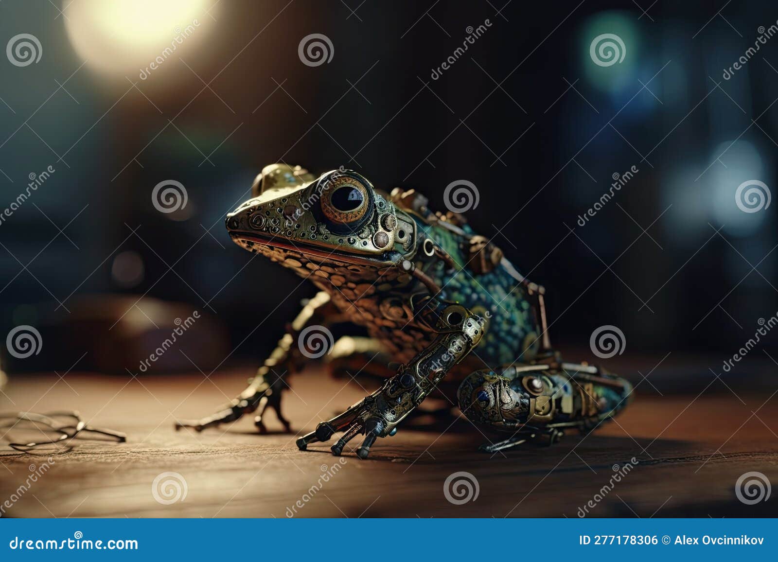 Innovative Frog Coding for the Future. Cinematic Shot for Web Design ...
